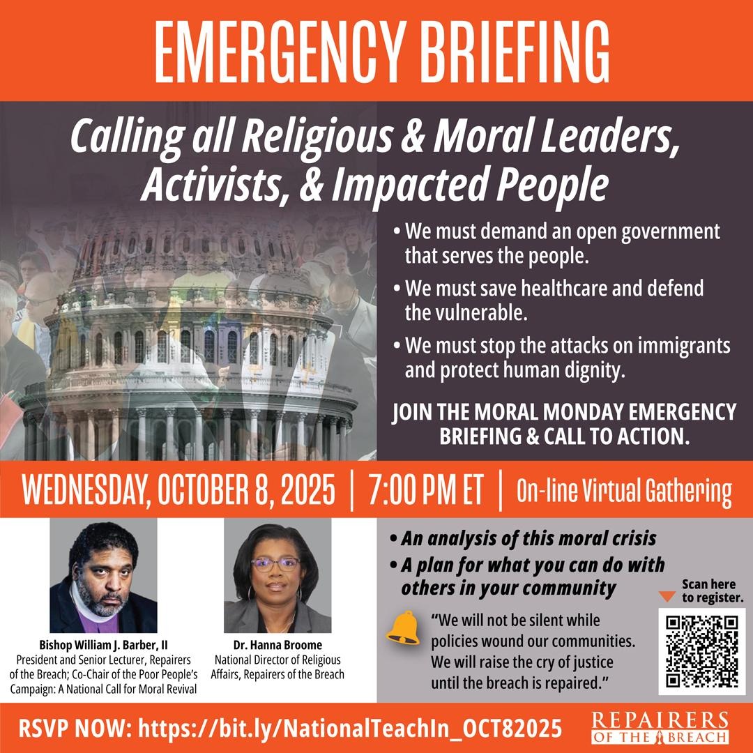 National Teach-in & Emergency Briefing | Repairers of the Breach