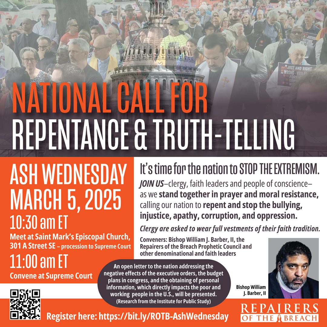Ash Wednesday National Call for Repentance and Truth Telling ...